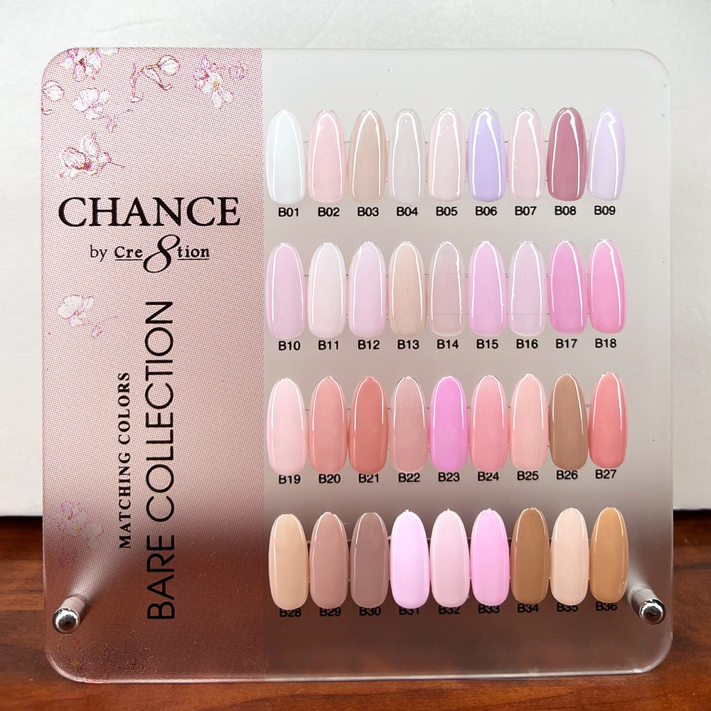 Chance Counter Display Color Chart - Bare Collection – Beauty Page, Inc.