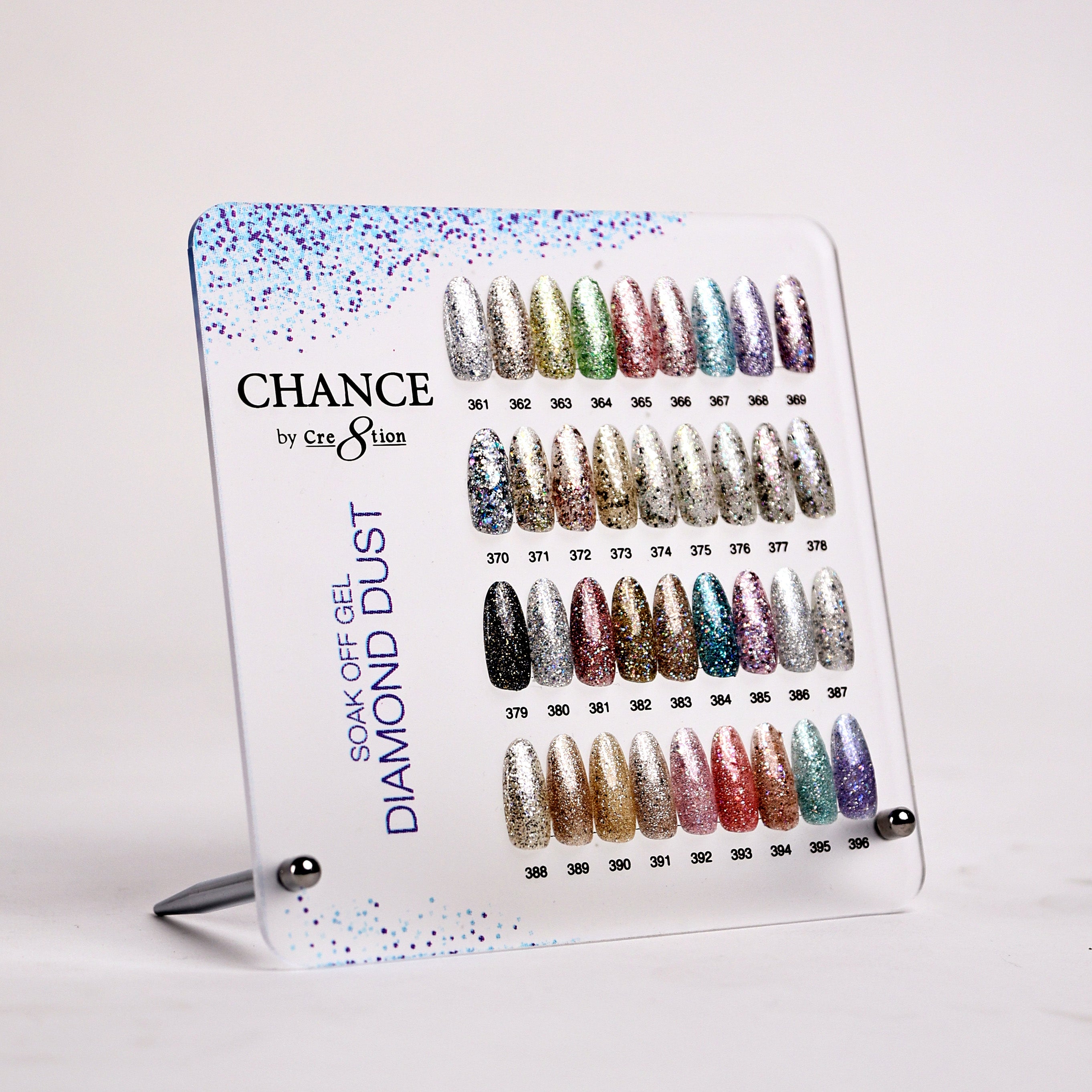 Chance Counter Display Color Chart - Diamond Dust Collection – Beauty Page, Inc.