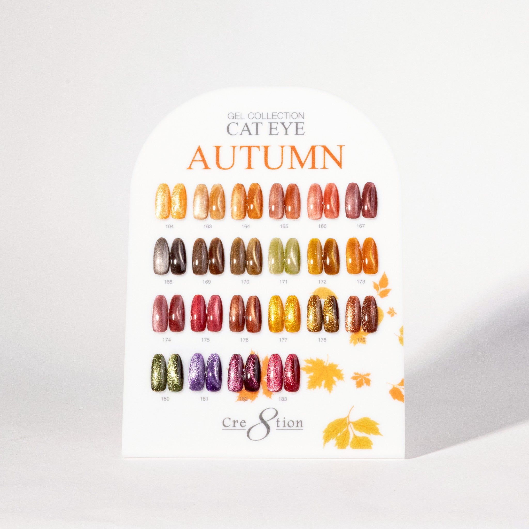 Cre8tion Counter Display Color Chart - Cat Eye Fall 22 colors (104 & 1 ...