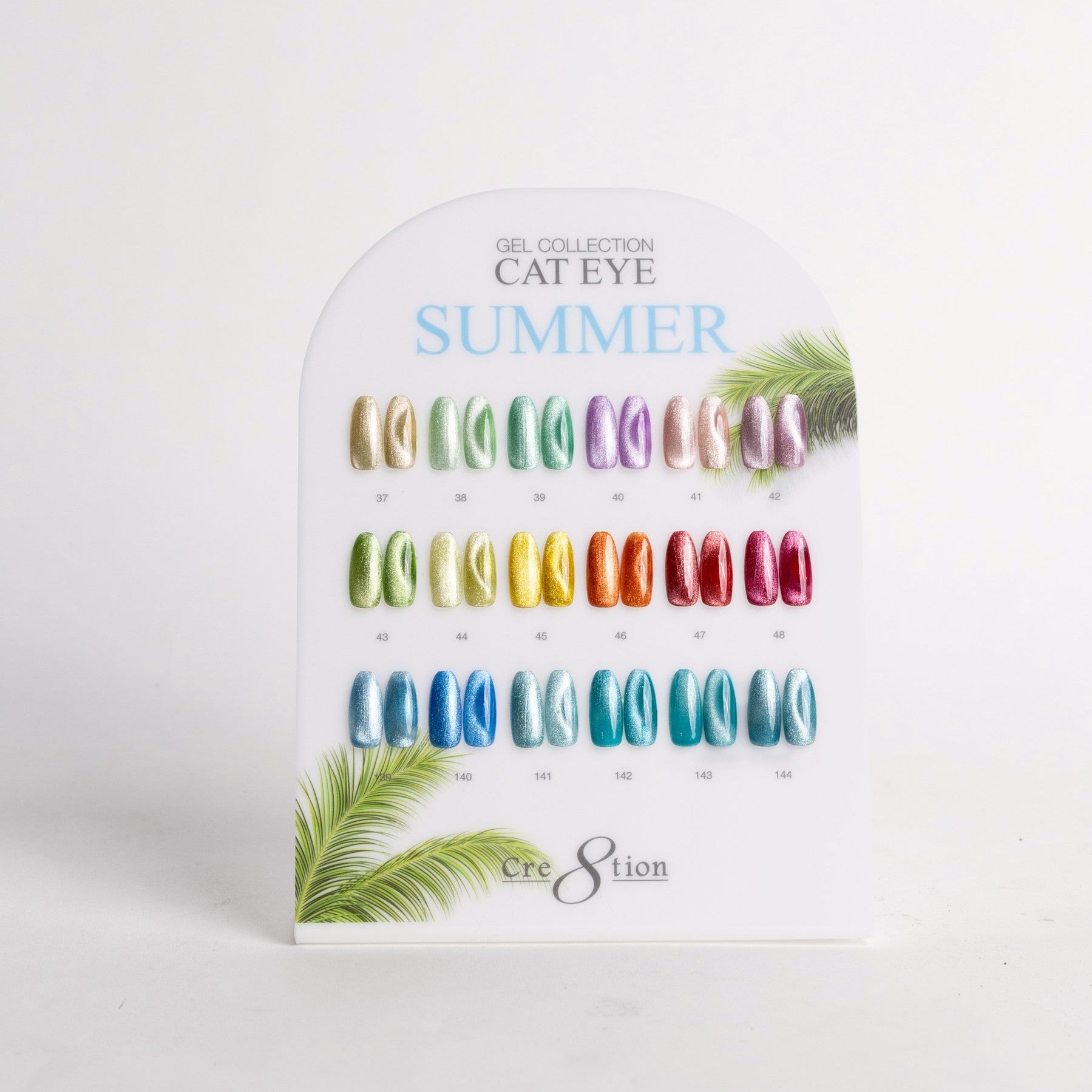 Cre8tion Counter Display Color Chart - Cat Eye Summer 18 colors (37-48 ...