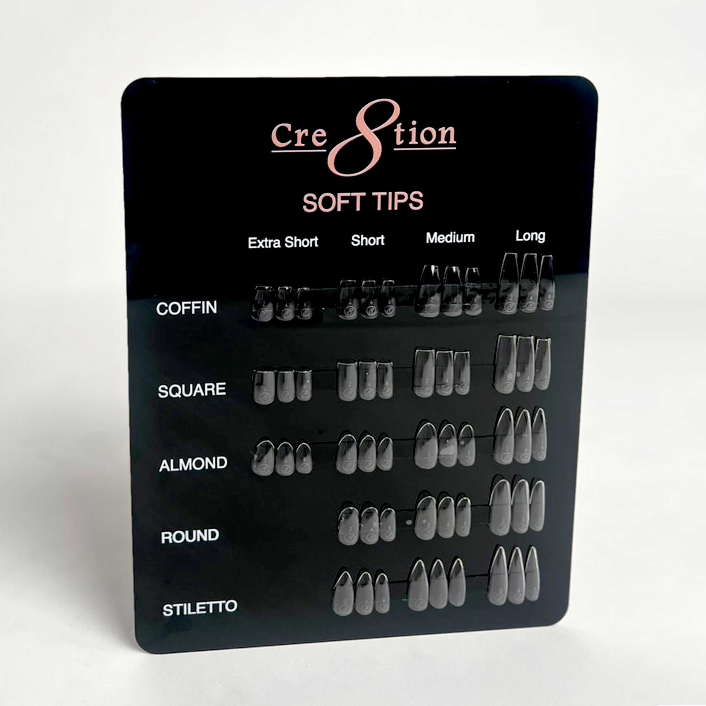 Cre8tion Soft Tip Counter Display Chart – Beauty Page, Inc.
