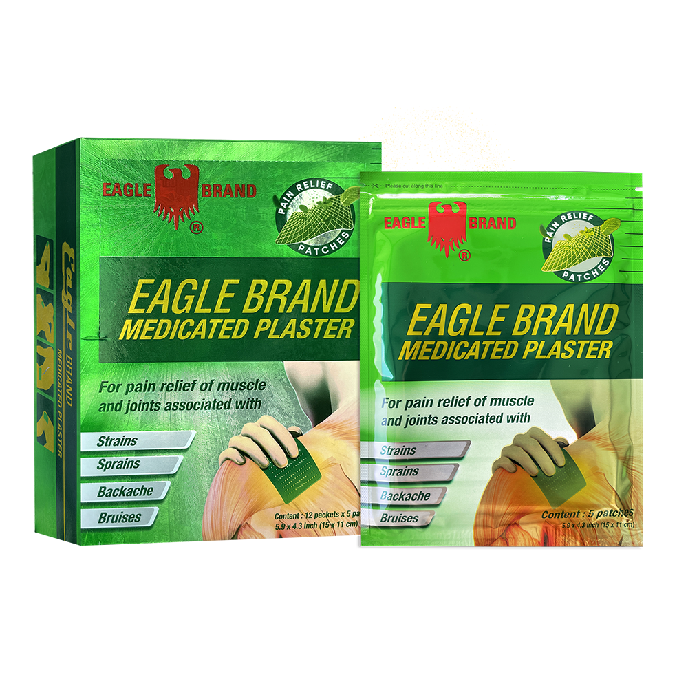 Eagle Brand Medicated Plaster 12 packs./box, 6 boxes./case – Beauty ...
