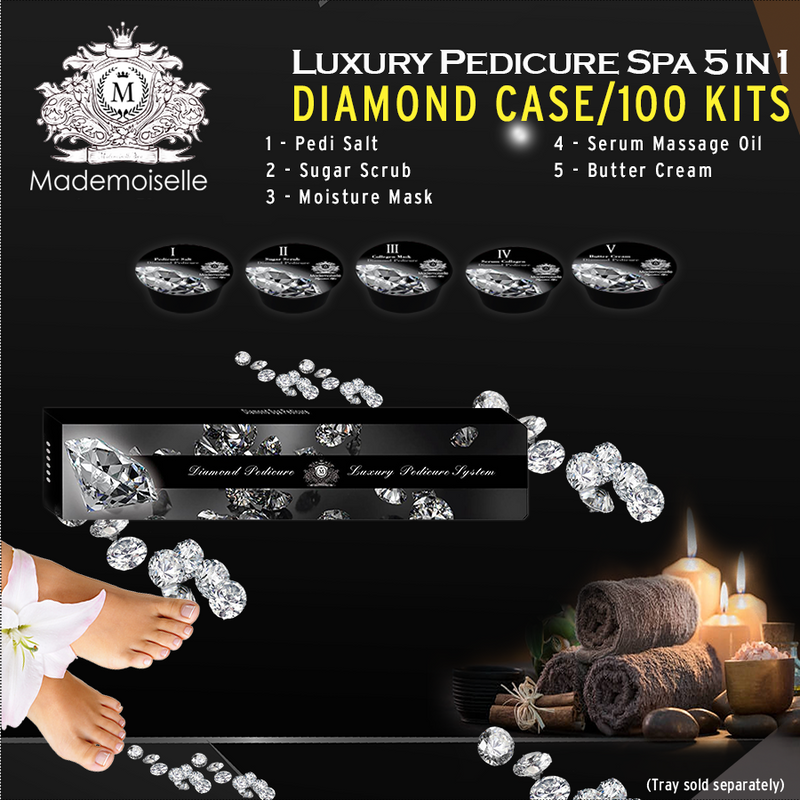 Mademoiselle Diamond Pedicure System 5 Steps Kit – Beauty Page