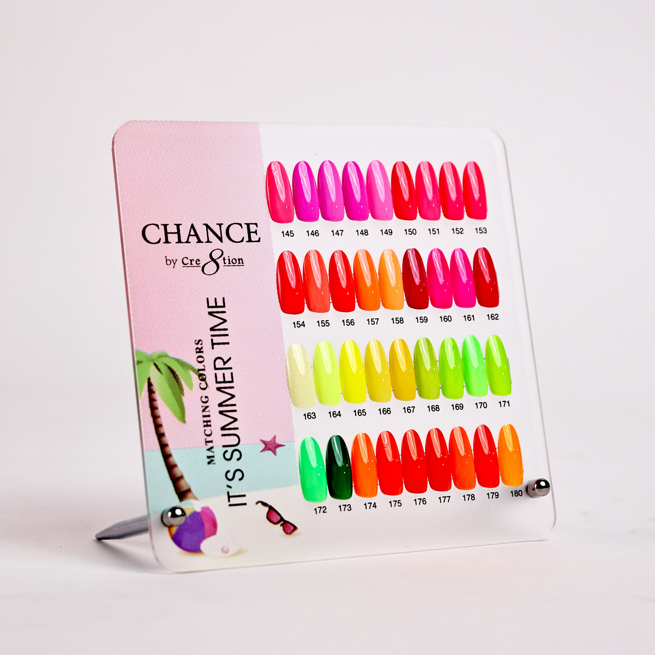 Chance Counter Display Color Chart - Summer Collection – Beauty Page, Inc.
