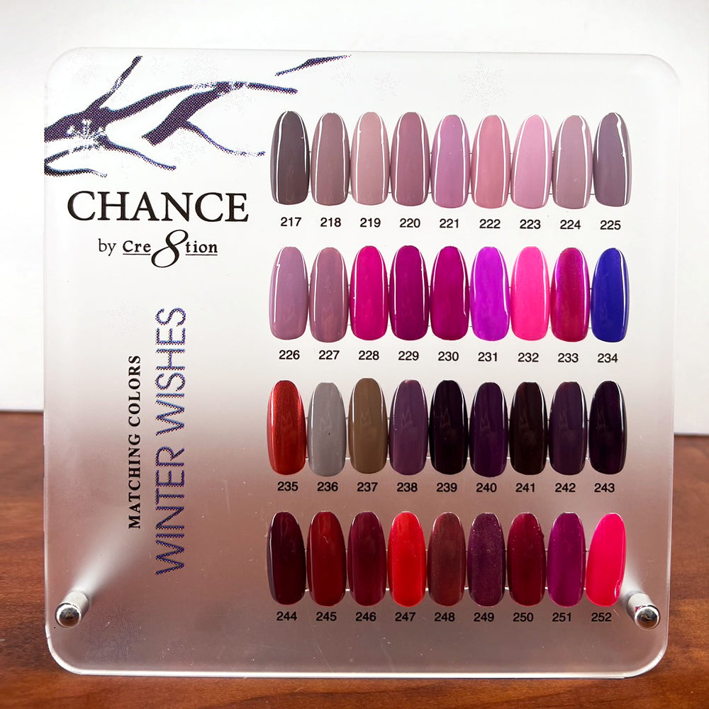 Chance Counter Display Color Chart - Winter Wish Collection – Beauty ...