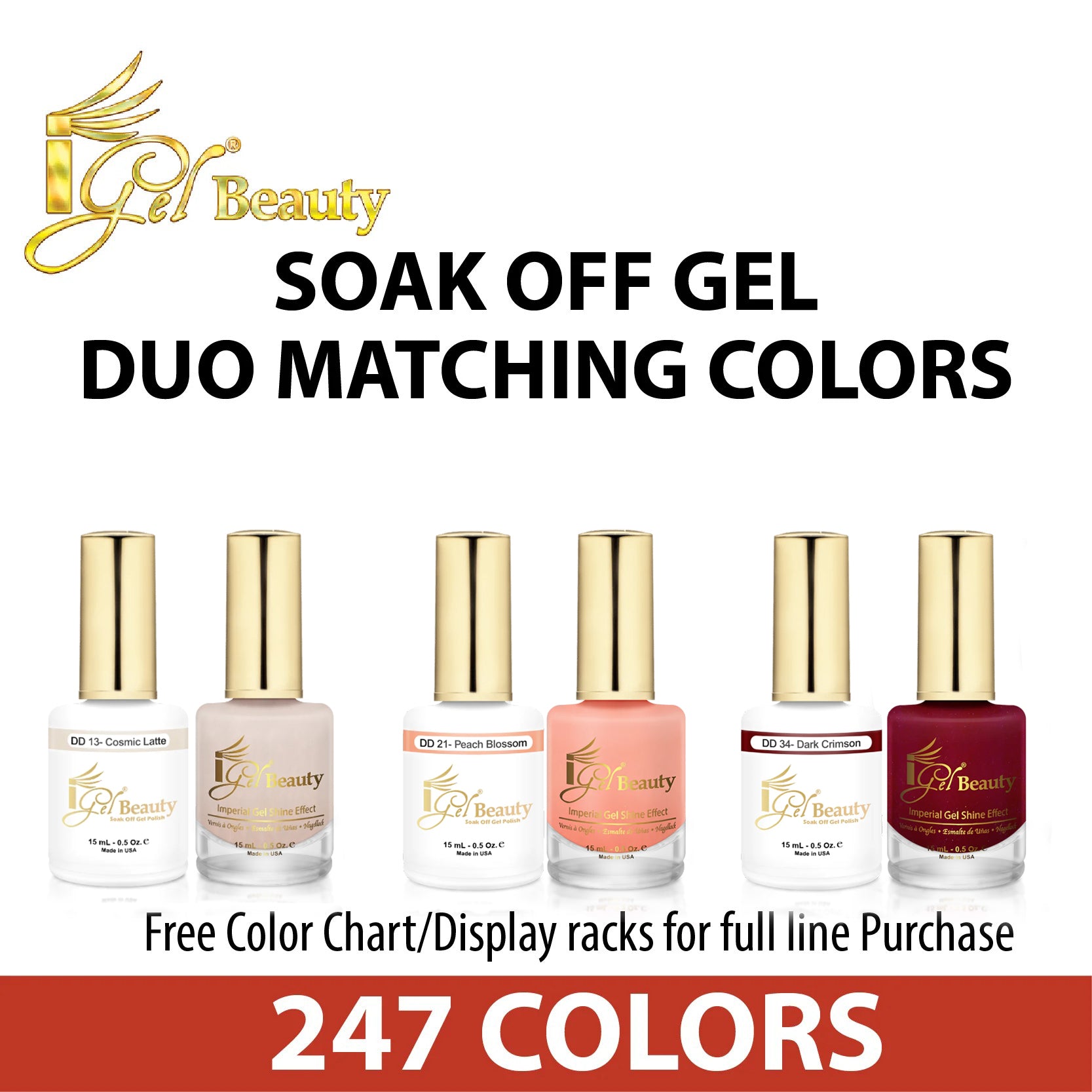 iGel Duo Matching Colors (Gel Polish & Nail Lacquer) – Beauty Page, Inc.