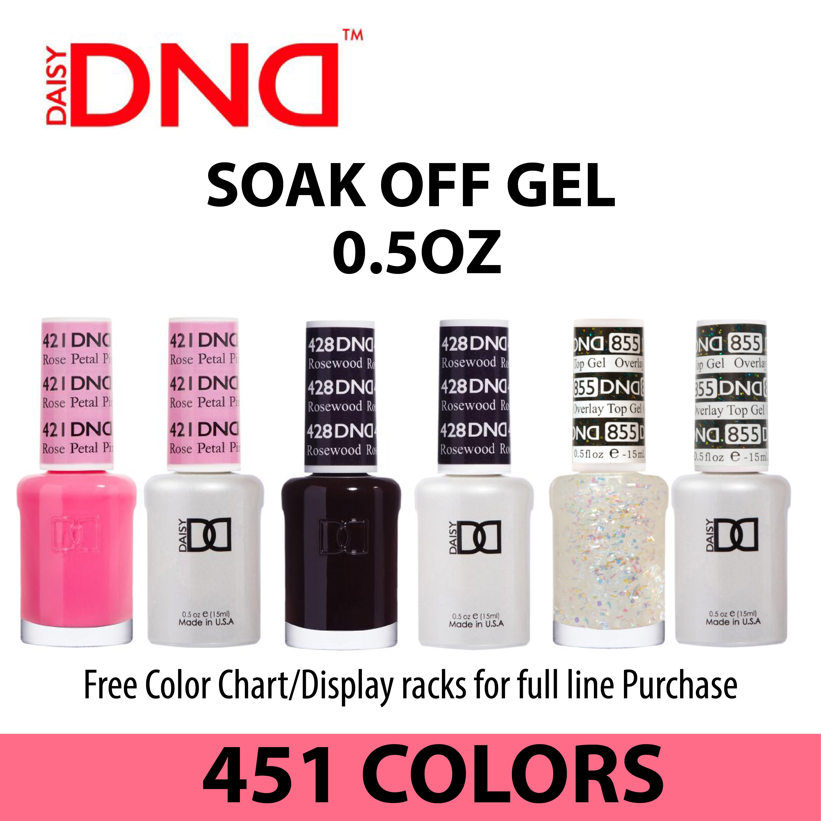 DND Soak Off Gel - Color 0.5oz – Beauty Page, Inc.